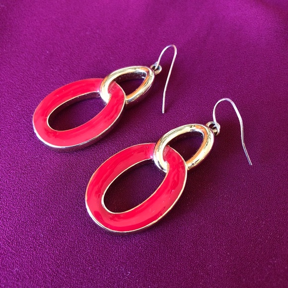 Jewelry | Vintage Red Gold Earrings | Poshmark